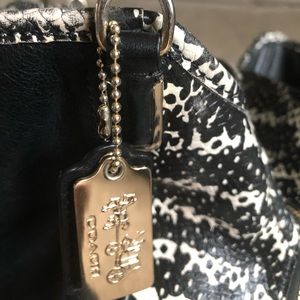 Coach | Bags | Rare Coach Snake Print Leather Shoulder Bag | Poshmark